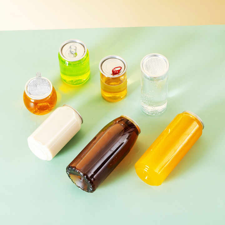Customizable PET Plastic Cans - High Quality & Transparent