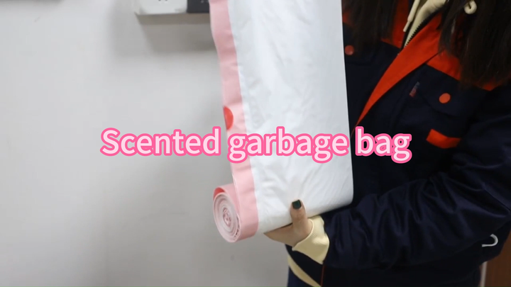 Interleave Drawstring Garbage Bag HDPE Bags Drawstring Trash Bags 30 ...