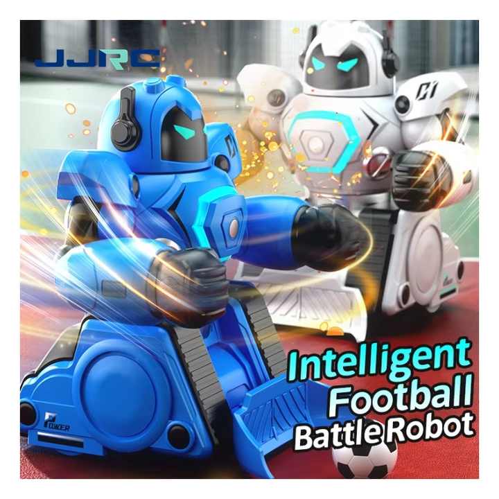 New 2 Player Arena Combat Football Robot RC Soccer Playing Game Robots ...