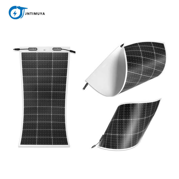 JNTIMUYA Flexible Solar Panels - 100W Power, MWT Technology