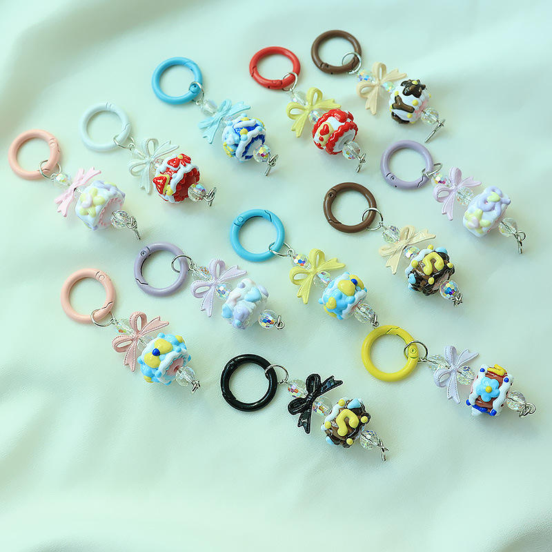 KC1271 Hand-painted Pearl Short-style, Paired with Cute Little Figurine ...