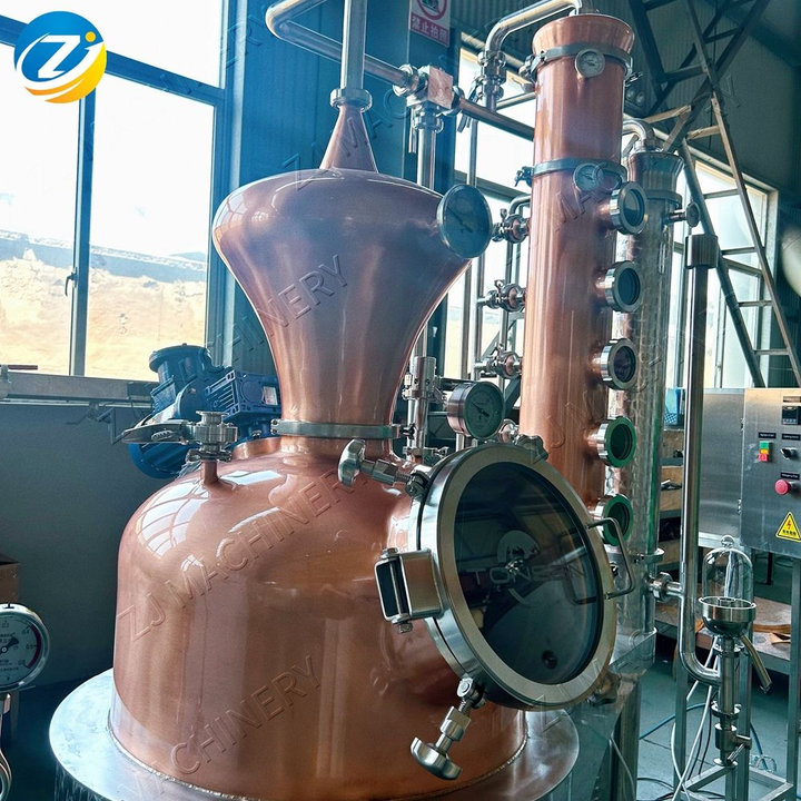ZJ 200L High Quality Copper 304 Stainless Alcohol Distiller Still ...