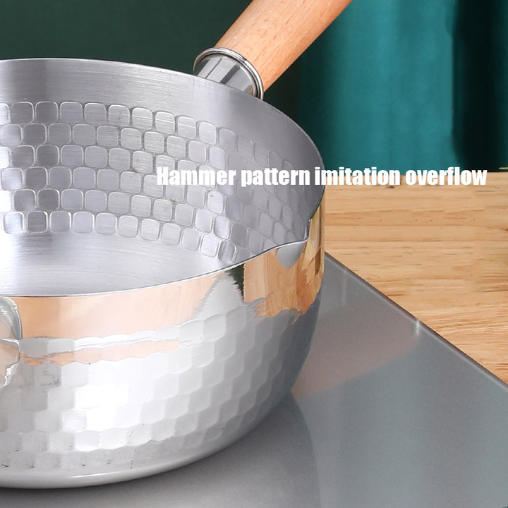 Classic Japanese Style Induction Cooker Milk Warmer Pot Stainless Steel ...