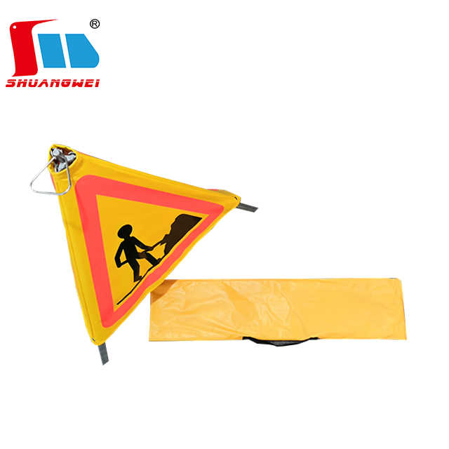 Foldable Warning Traffic Sign - Triangle Road Safety