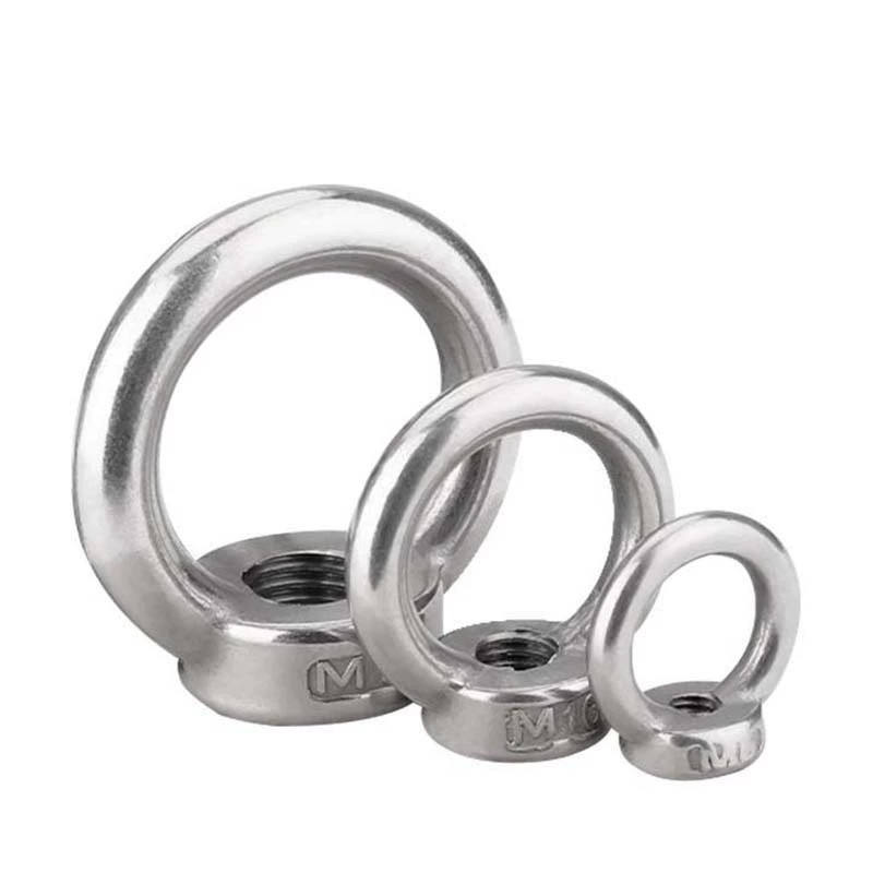 M6 M8-M36 Lifting Eye Nuts DIN582 Stainless Steel 316 Rings Nuts Plain ...
