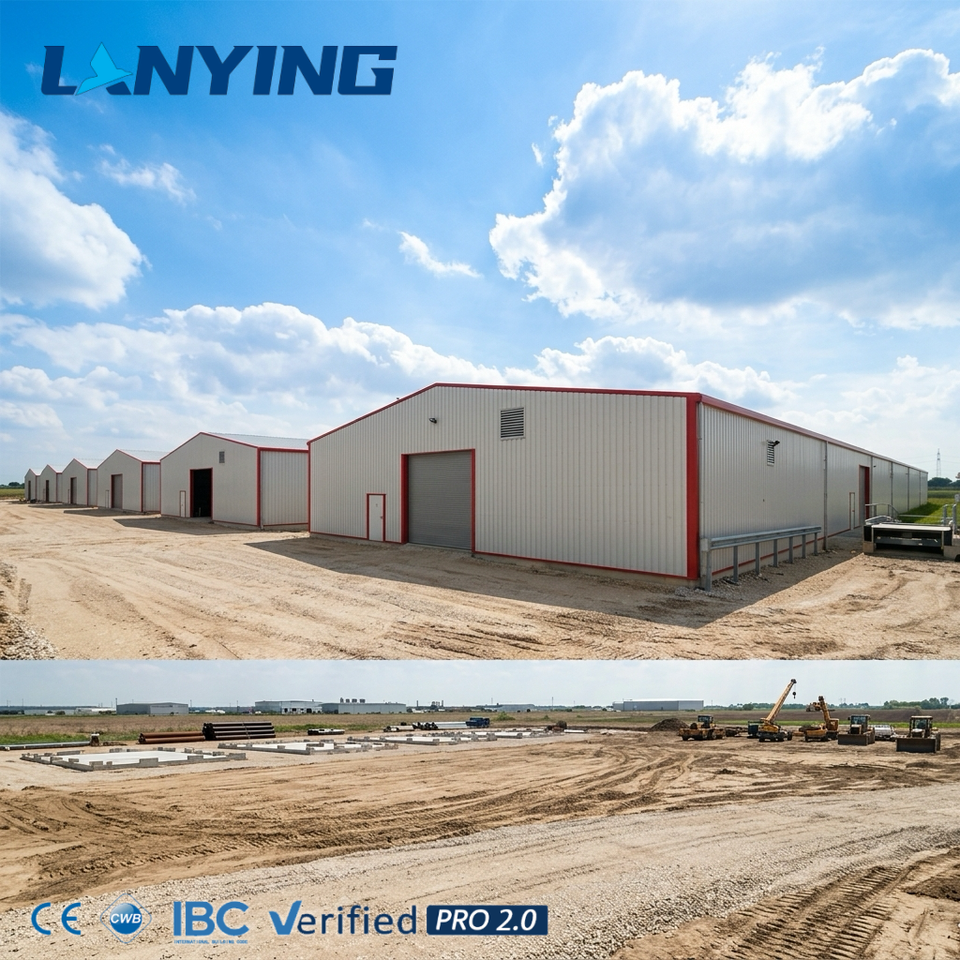 Heavy Duty Steel Structure Warehouse for Factory Storage, Wind ...