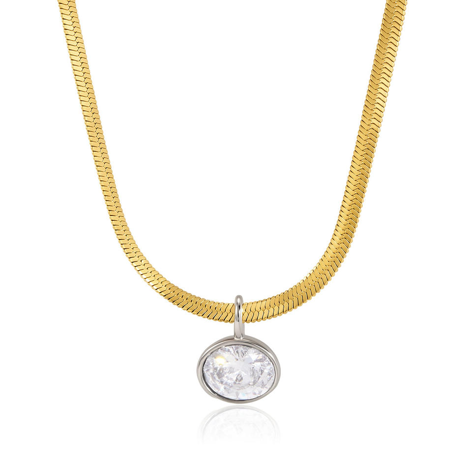 Custom Jewelry 18K Gold Plated 3 Layered Necklaces Set Stainless Steel ...