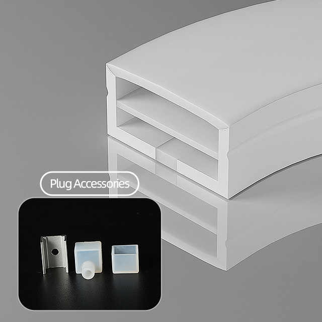 Customized Flexible Silicone LED Profile - 20*10mm