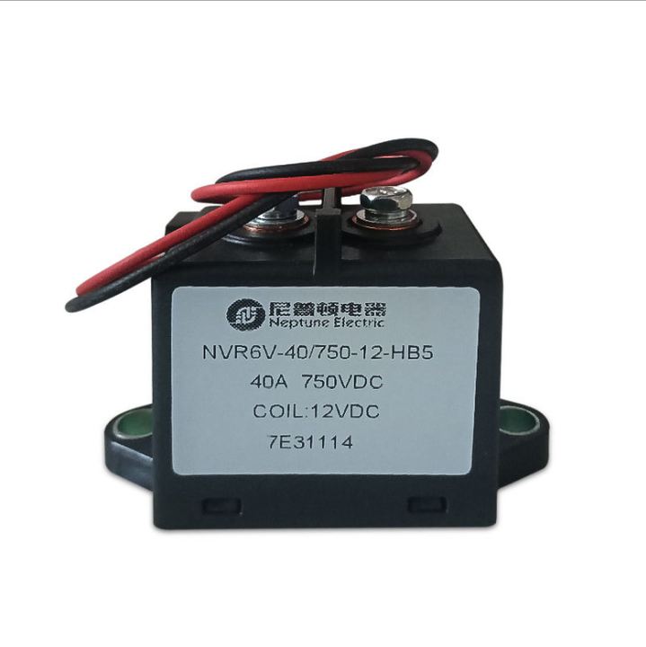 High Voltage Relay 40A Magnetic DC Contactor 750VDC 12V 24V 48V Relay ...