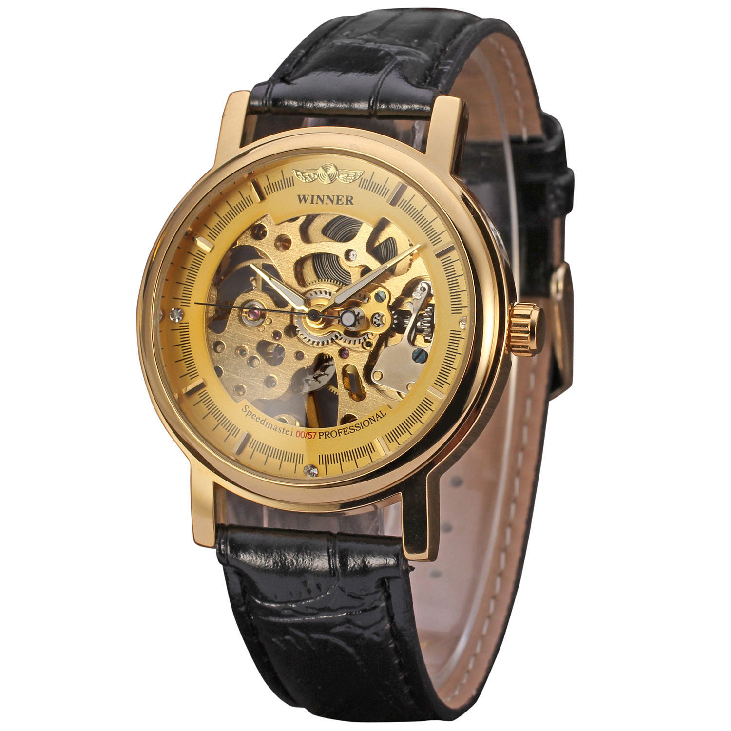 Winner Original Factory Luxury Skeleton Mechanical Watch