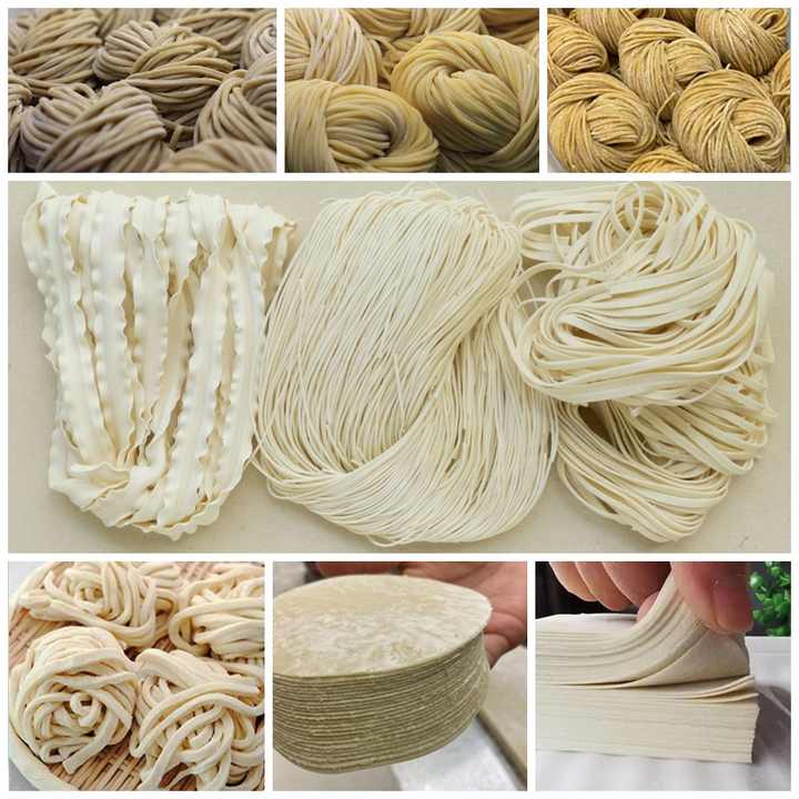 Small Commercial Electric Fresh Dough Noodle Making Machine Stainless ...
