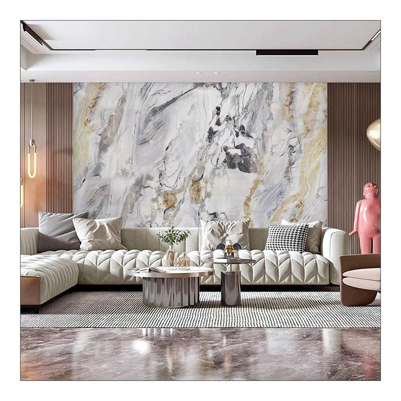 Customization Fireproof Design New UV Marble Sheet PVC Wall Panels ...