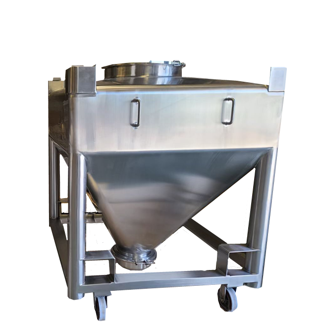 Lab Automatic Lift Bin Blender 200 Liter 3000l Powder Bin Mixer Machine ...