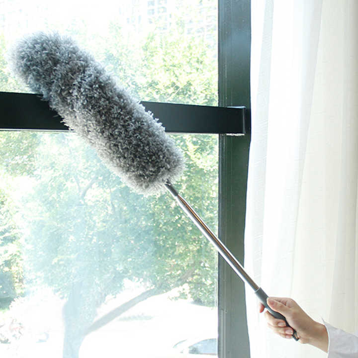 FONORAN Wall Microfiber Extendable Long Hand Feather Fan Cleaning ...