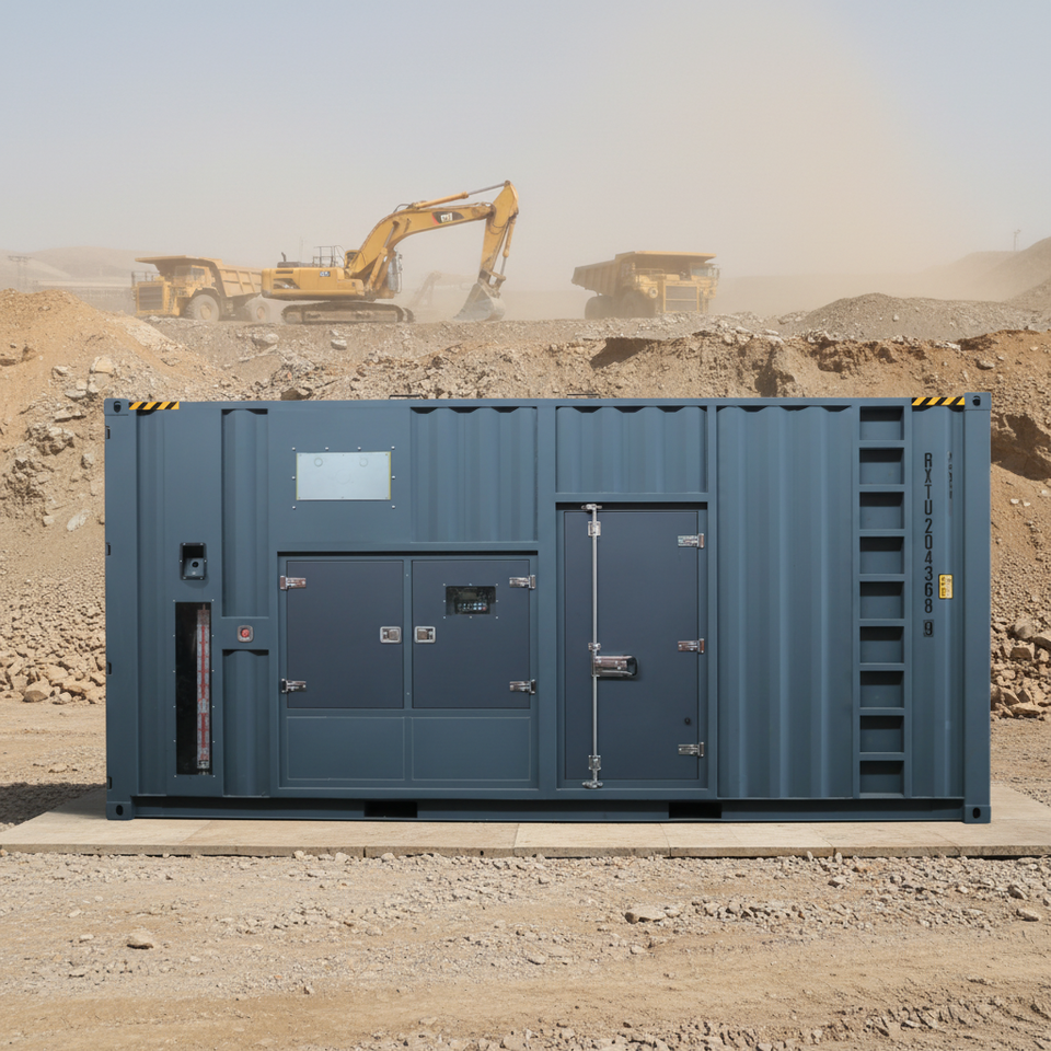 20ft Container 1250kva Silent Dynamo Container Type Diesel Generator ...