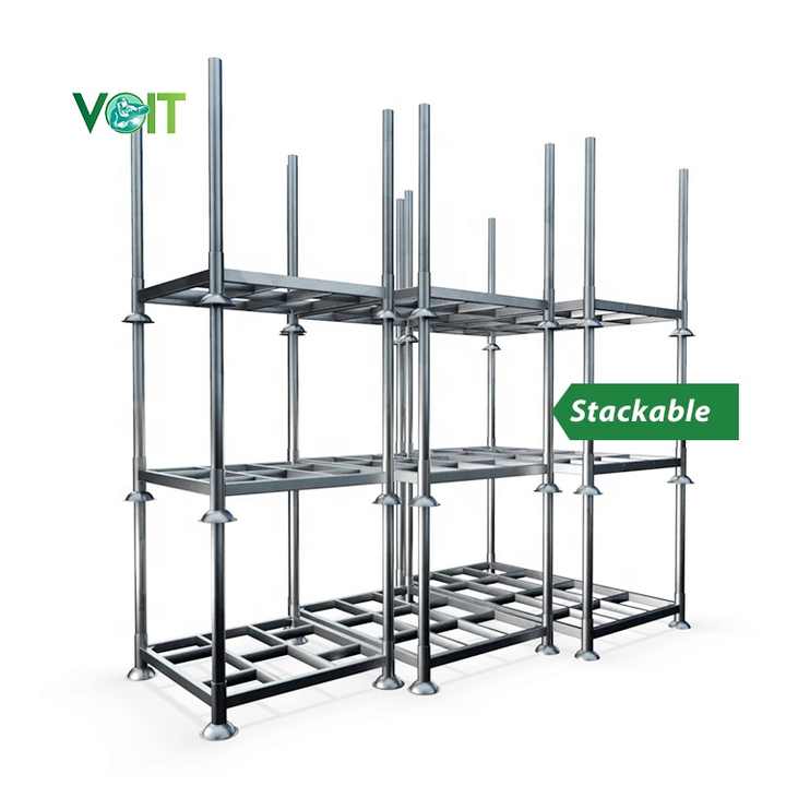 Heavy Duty Stackable Galvanised Metal Steel Storage Post Pallet ...