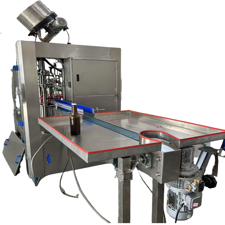 3000BPH Isobaric Glass Bottle Beer Filler with Dual CO2 Charge CIP ...