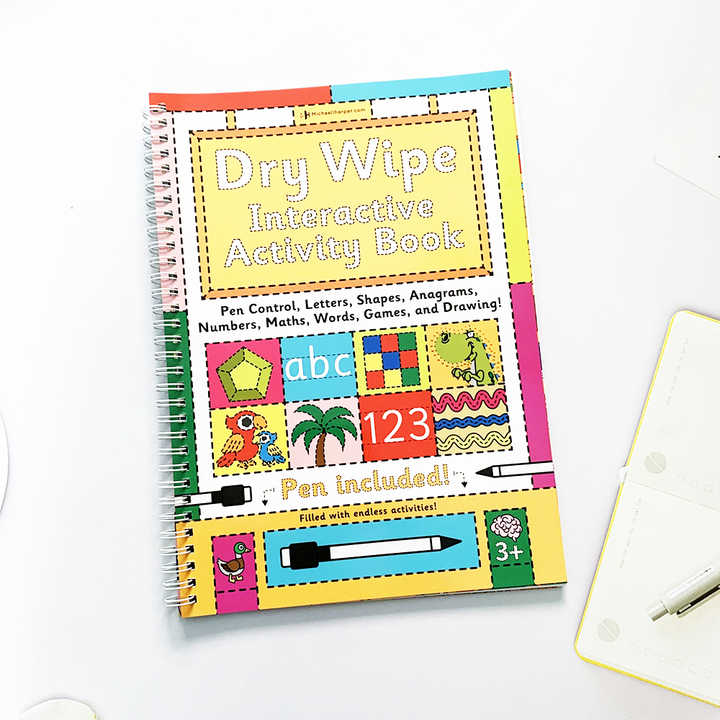 Professional Educational Spiral Wipe and Clean Book for Child Fancy ...