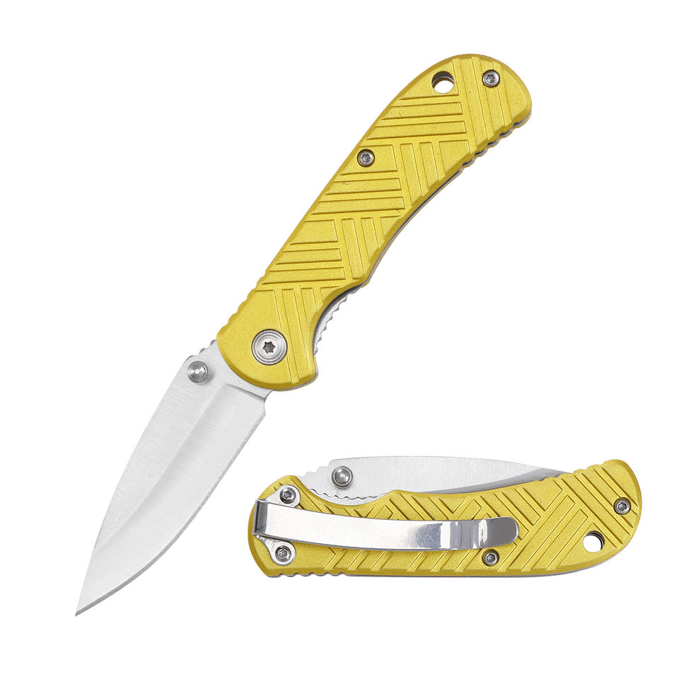 3cr13 Steel Hunting Knife Aluminum Handle Pocket Knife OEM Customizable ...