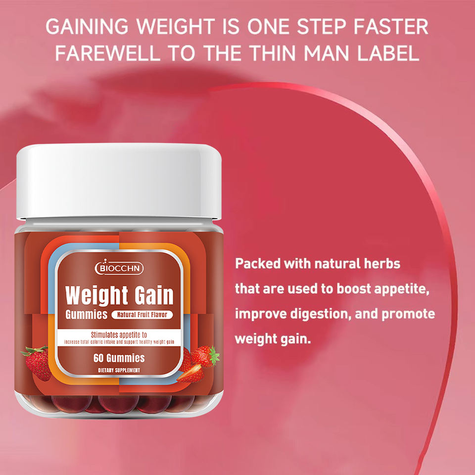 Weight Gain Gummies Creatine Monohydrate Whole Body Gain Booster Muscle ...