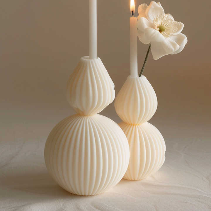 DUMO Custom origami round candle mold silica gel spherical mold silica ...