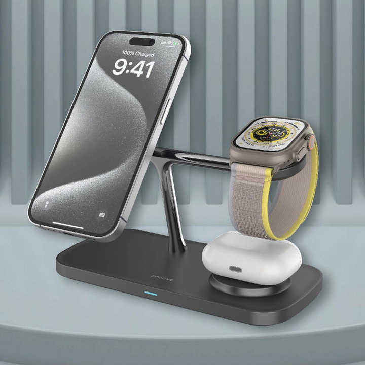 Proove Wireless Charger Magnetic Field Pro 3in1 Qi2 - Fast Charging ...