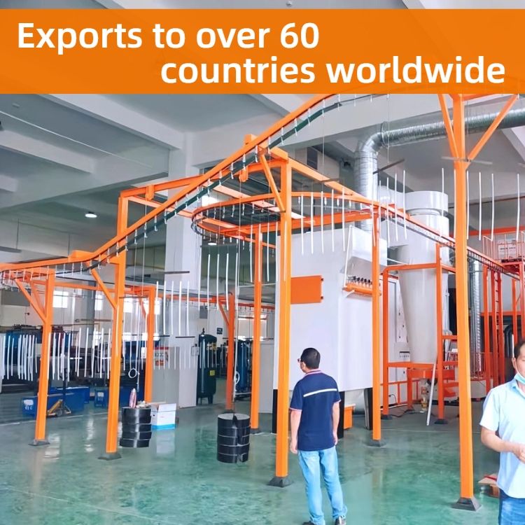 Small Powder Coating Line for Pipe Fittings Processing| Alibaba.com