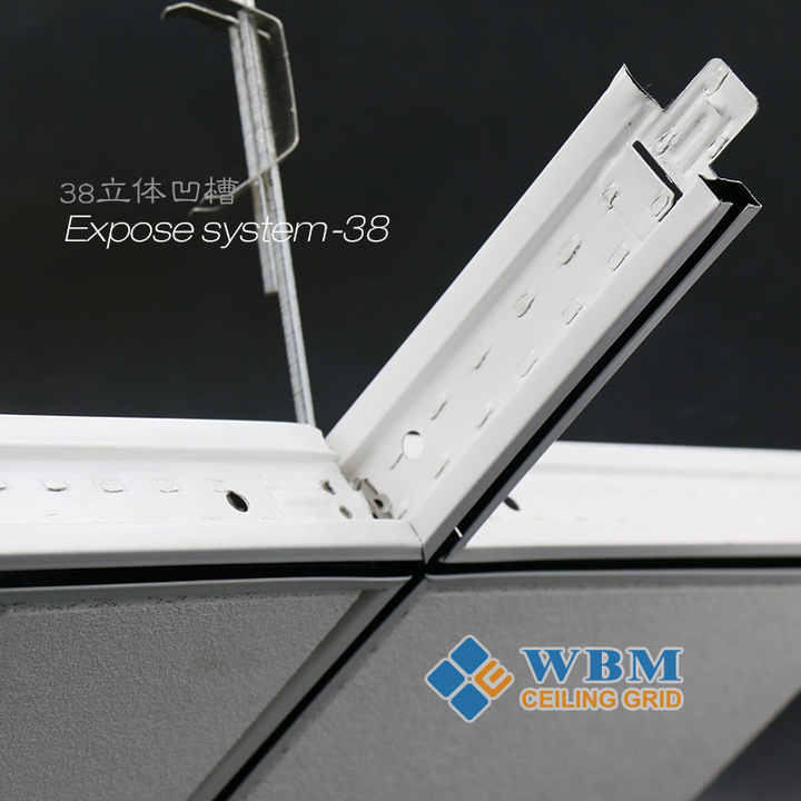 Suspended Galvanized Ceiling T Grid Components - Durable & Stylish