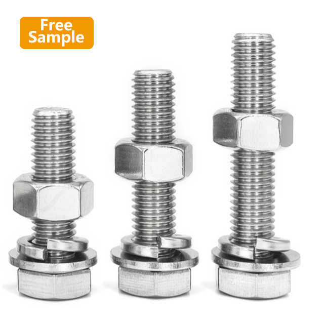 Stainless Steel Bolts, Nuts, and Washers Set - M3-M20