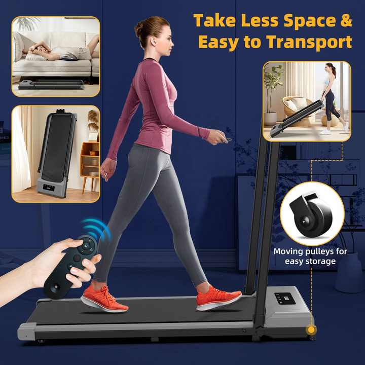 Under Desk Treadmill, Walking Pad 3 in 1 for Home/Office, Portable ...
