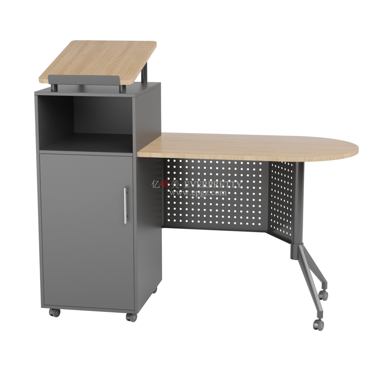 Verified Supplier Wood Teacher Table and Chair Ergonomic & Adjustable ...