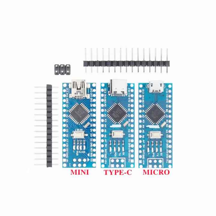 Aduino Nano V3.0 CH340 ATmega328/ATmega328p Microcontroller Board for ...