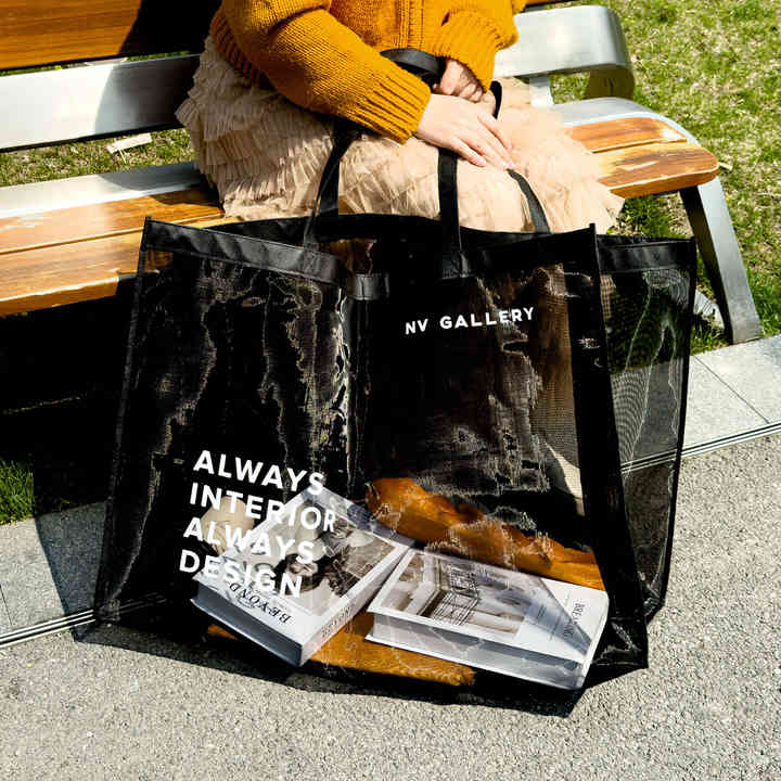Nylon Mesh Bag with Customized Logo - Eco-Friendly Tote