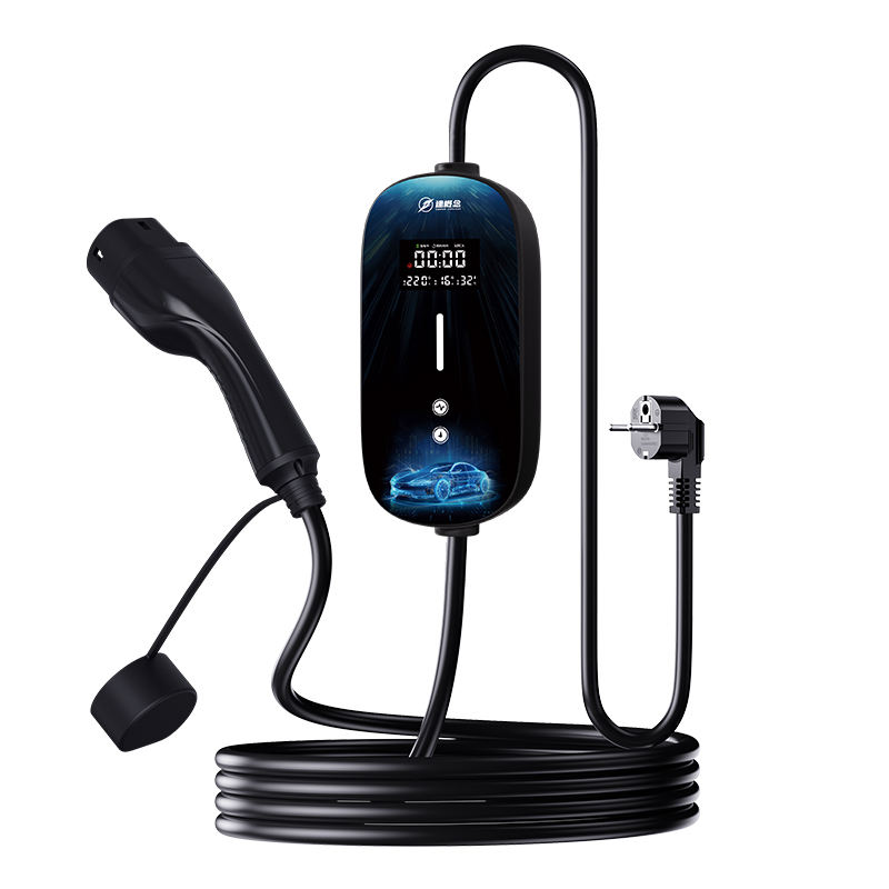 3.5KW 16A Portable EV Charger Type 2 Mode, EU Standard - Compatible ...