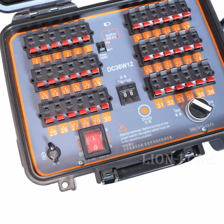 Professional 36-Channel Pyrotechnic Firing System for Cake Stage ...