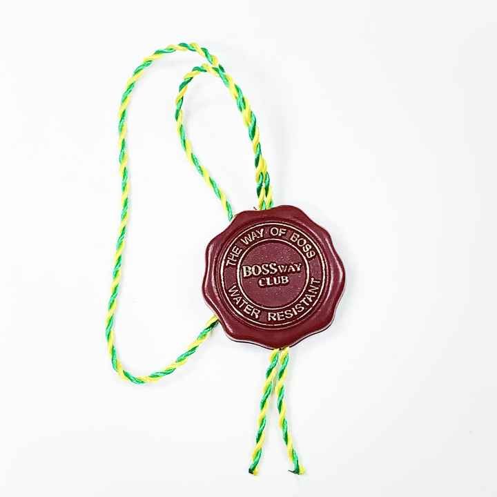 Customized Luxury Designer Hard Embossed Swing Tags Nylon String Watch ...