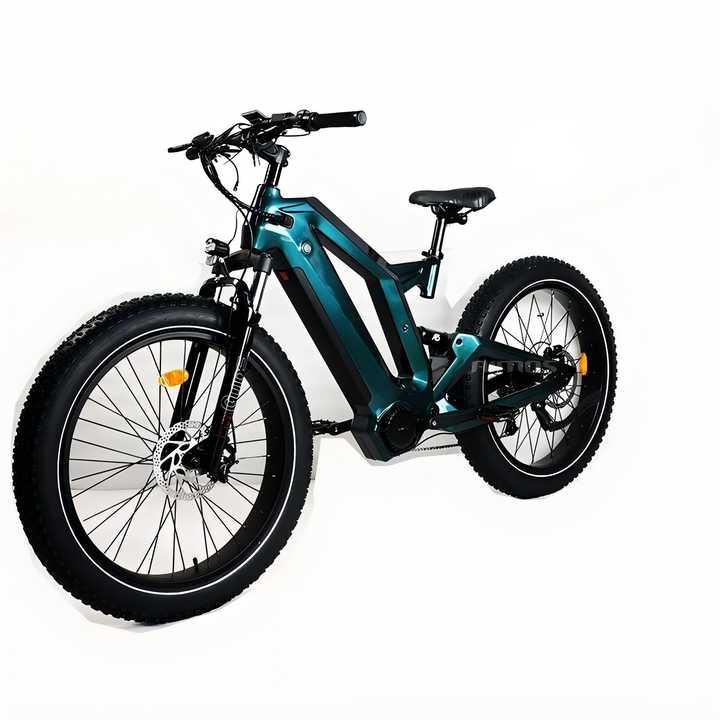 2025 MTB 1000W Ebike Full Suspension Electric Mountain Bike Carbon Fiber Mid Drive Long Range ...