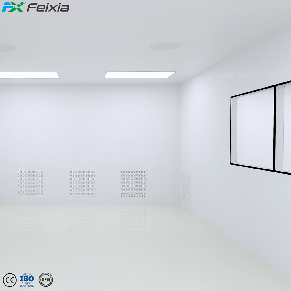 Modular Cleanroom Wall PU Rock Wool Sandwich Panels