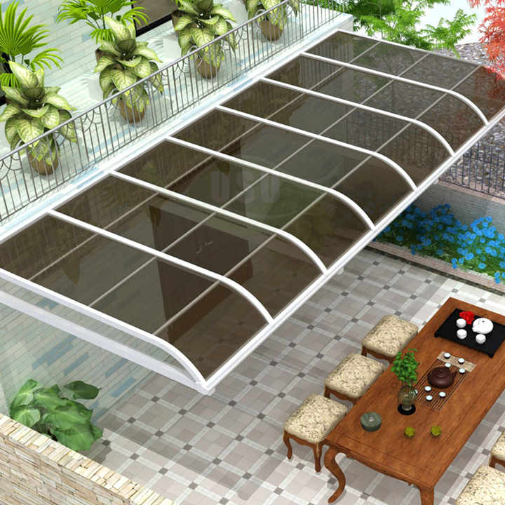 Luxury Polycarbonate Awnings with Aluminum Frame - Custom Patio Cover ...