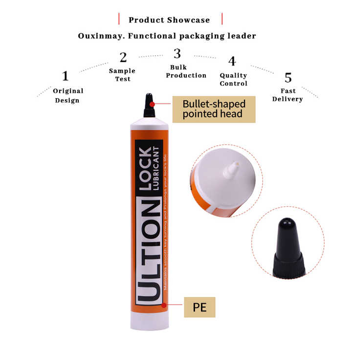 25ml Custom Squeeze Packaging Bullet Tube 3CE Compatible Hair Container ...