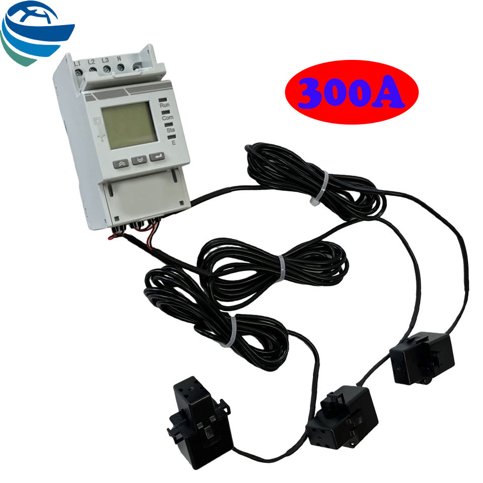 300A 3 Phase CT Current Transformer Connect Clamp Bidirectional Power ...