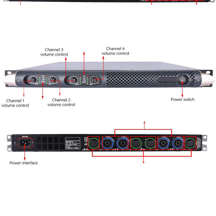 Class D Power Amplifier Module 500w for Active Speaker 1000w Power ...