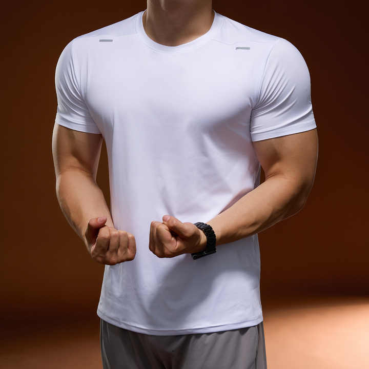 LVD142 Men s QuickDrying Gym Shirts Joggers Set Fitness Apparel Combo ...