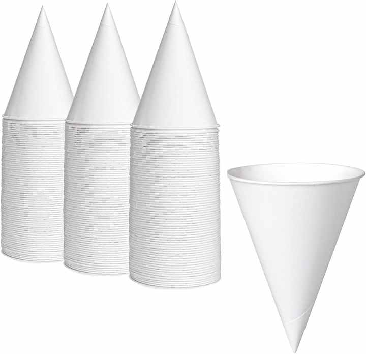 Disposable Paper Snow Cone Cup Biodegradable Ice Cream Cone Cup ...