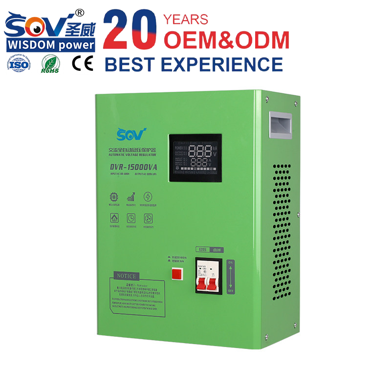 AC Fully Automatic Voltage Stabilizer Protector 90V 280V 220V for Home ...