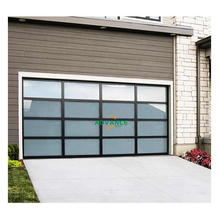 Anti-Theft Electric Glass Garage Door - Full View, OEM/ODM | Wholesale