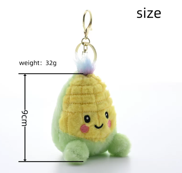 Customized Creative Cartoon Plant and Fruit Plush Hanging Items Cactus ...