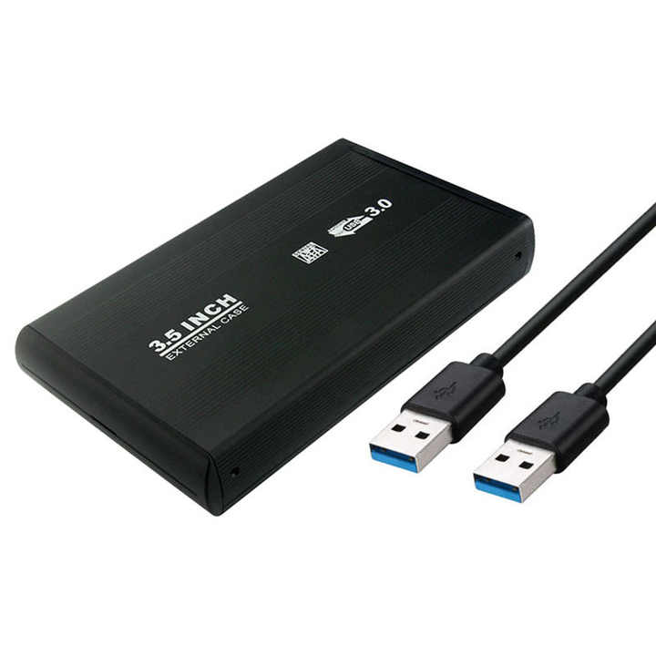 3.5" Aluminum SATA HDD Enclosure - USB 3.0 External Case