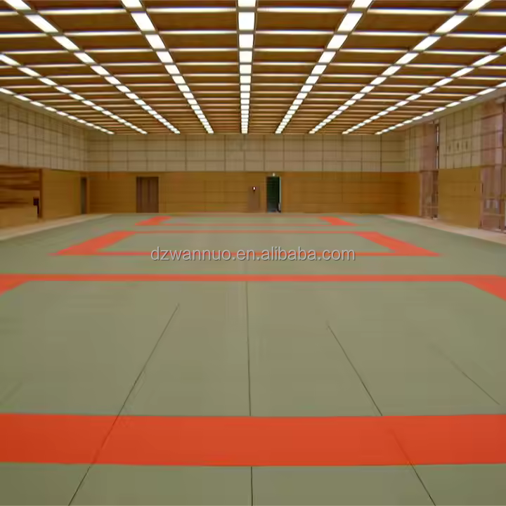 IJF Certified Judo BJJ Training Mats PVC Leather Surface Eco-friendly 4 ...