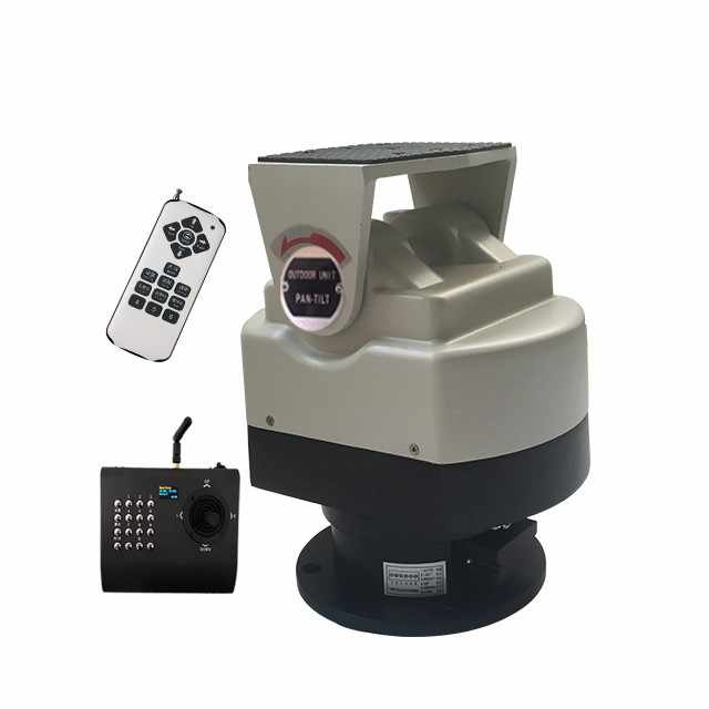 Motorized Rotating Camera Mount - Waterproof & Pan Tilt